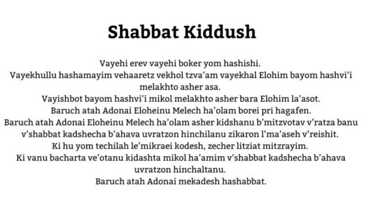 Kiddush: Cup of Wine, Blessing, Prayer, Meaning in Shabbat